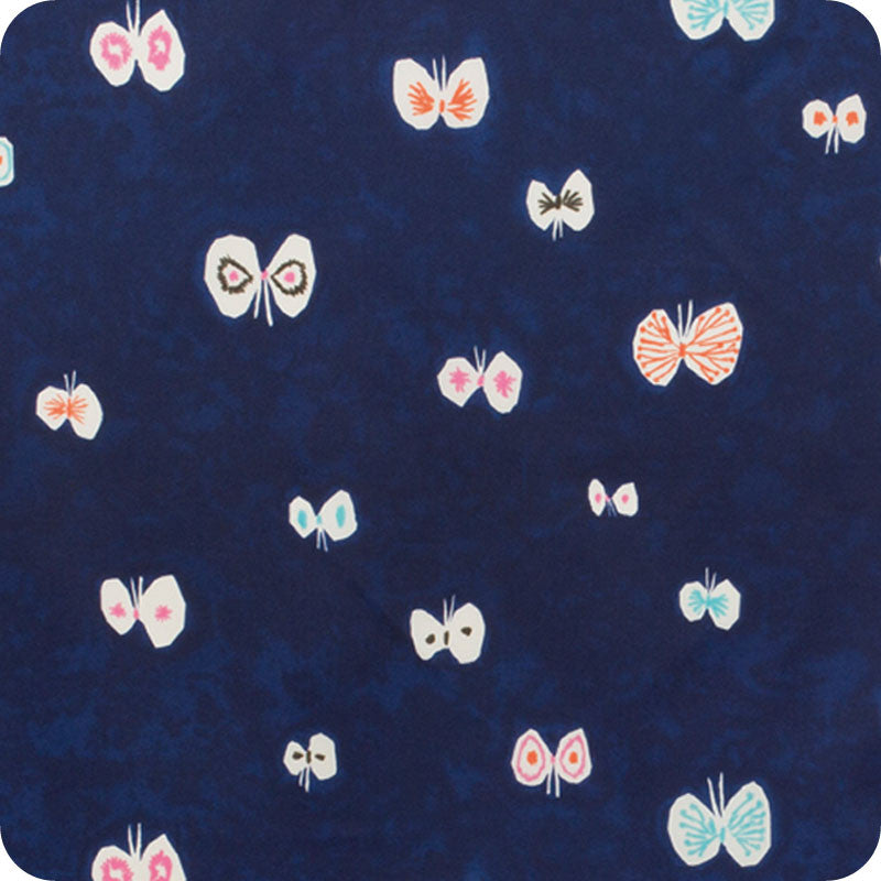 100 Water-repellent minä perhonen | hana hane Navy Blue – Musubi